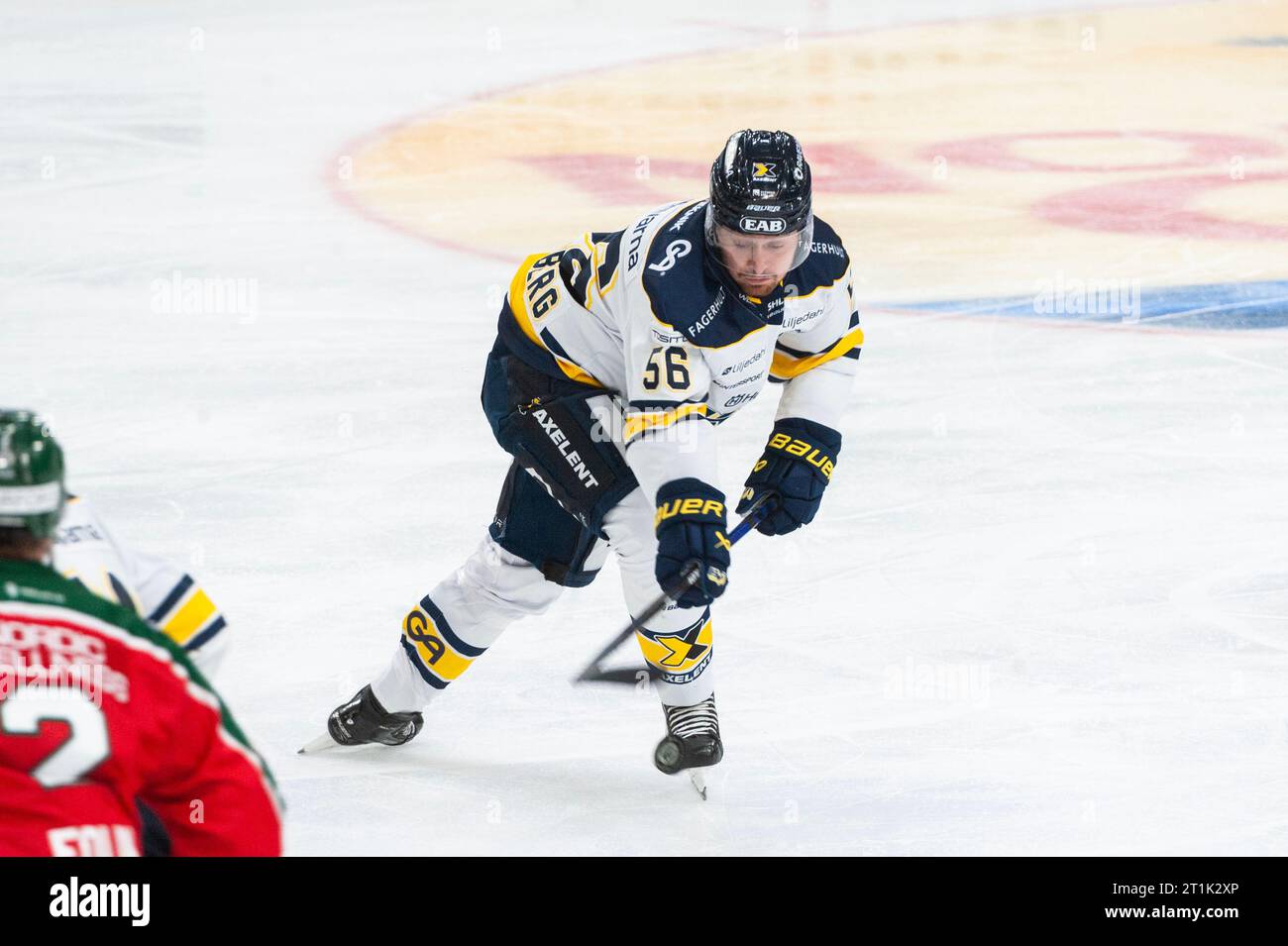 Gothenburg, Sweden. 14th Oct 2023. Fredrik Forsberg of HV71 during the ice hockey match in the ...
