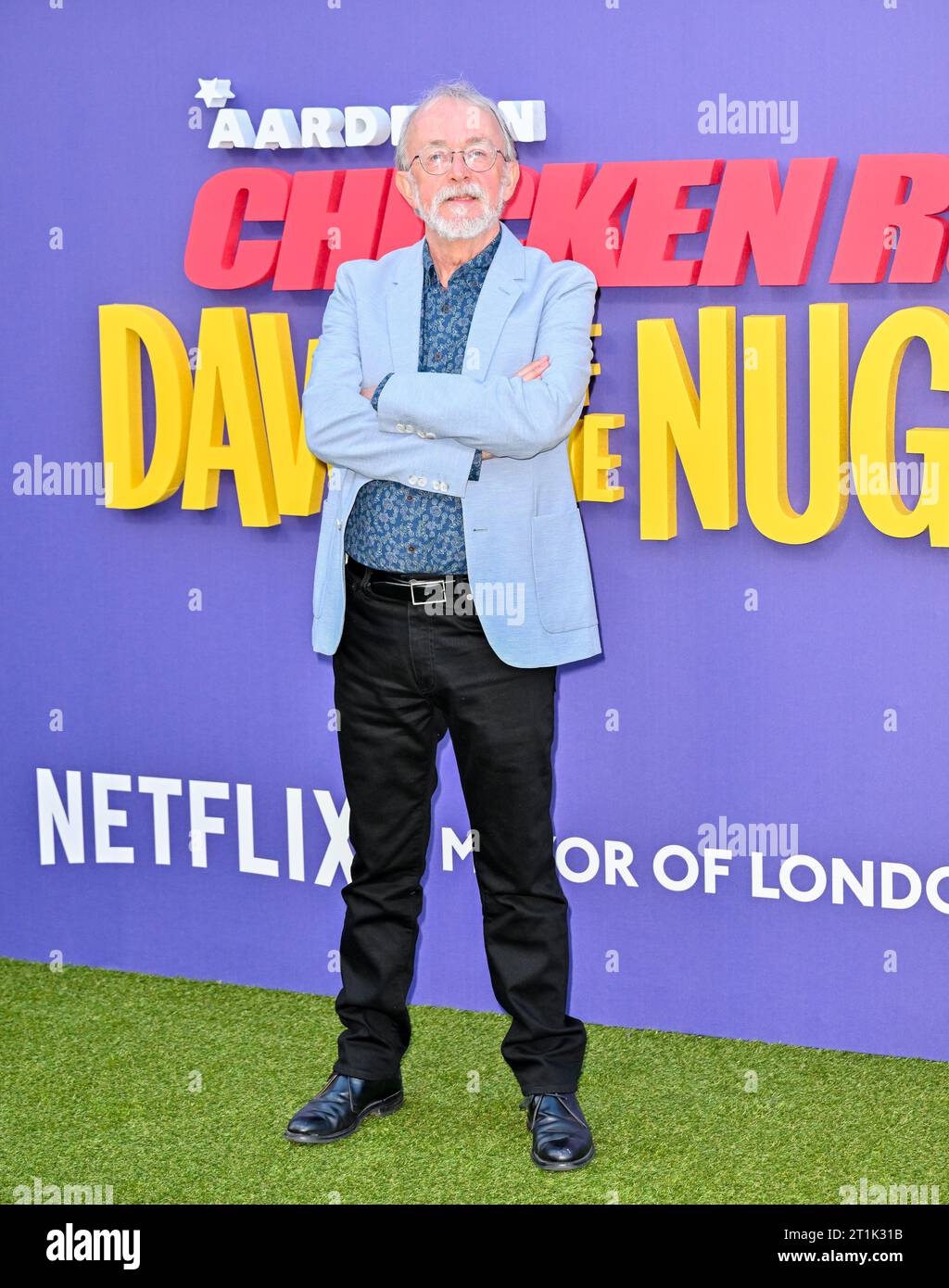 London, UK. 14th Oct, 2023. Peter Lord. Red (Green) carpet arrivals for ...