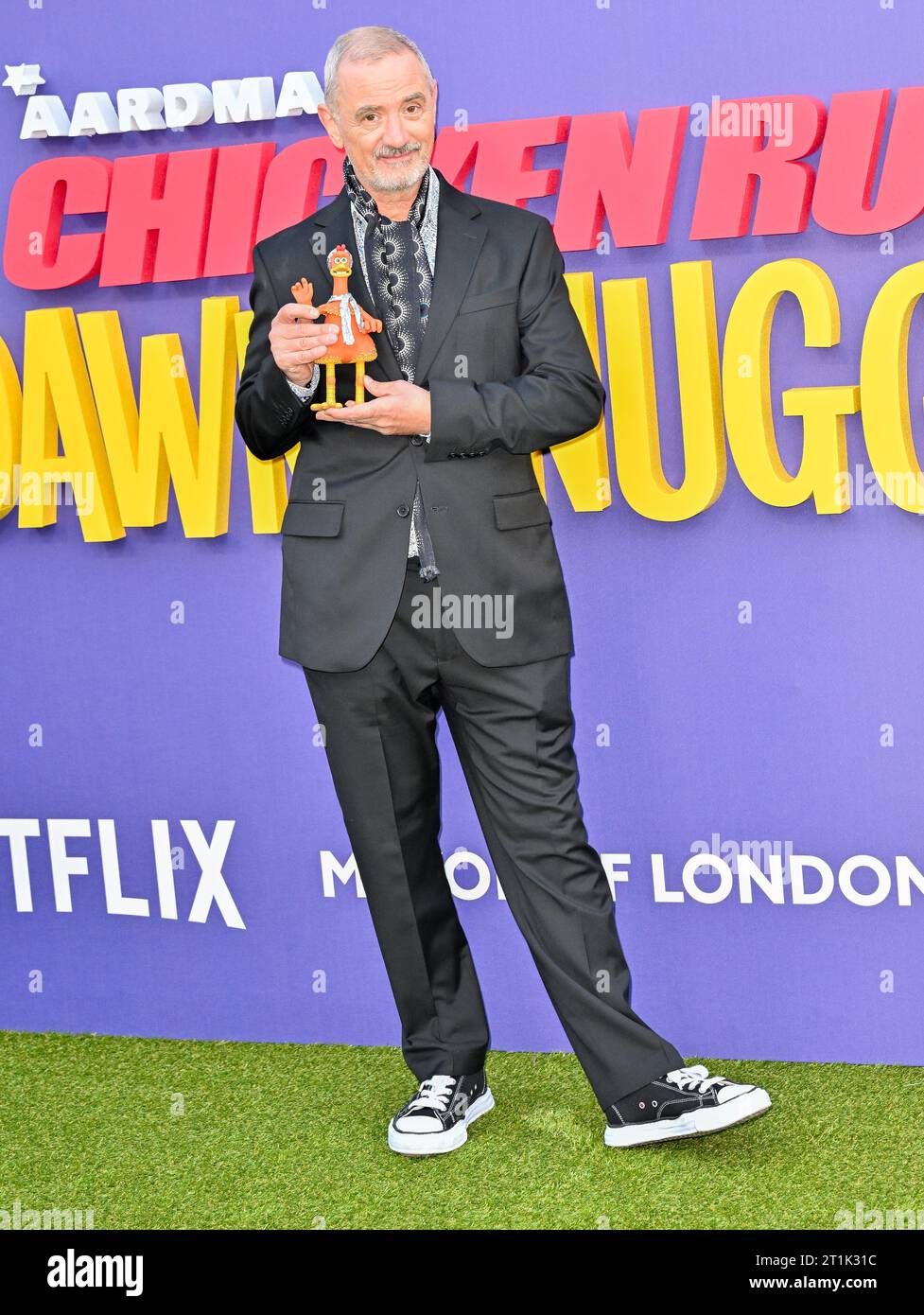 London, UK. 14th Oct, 2023. Sam Fell. Red (Green) carpet arrivals for ...