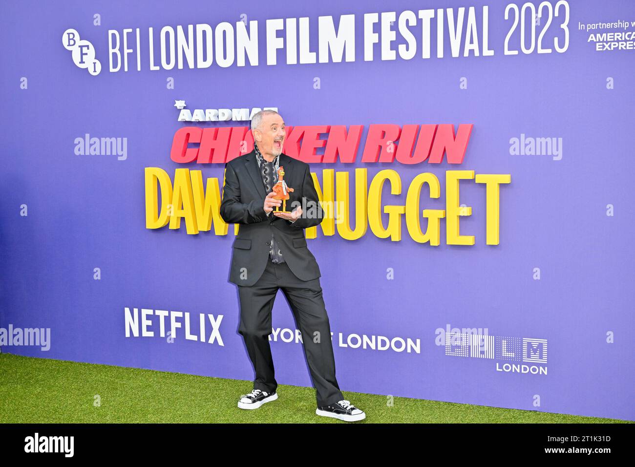 London, UK. 14th Oct, 2023. Sam Fell. Red (Green) carpet arrivals for ...