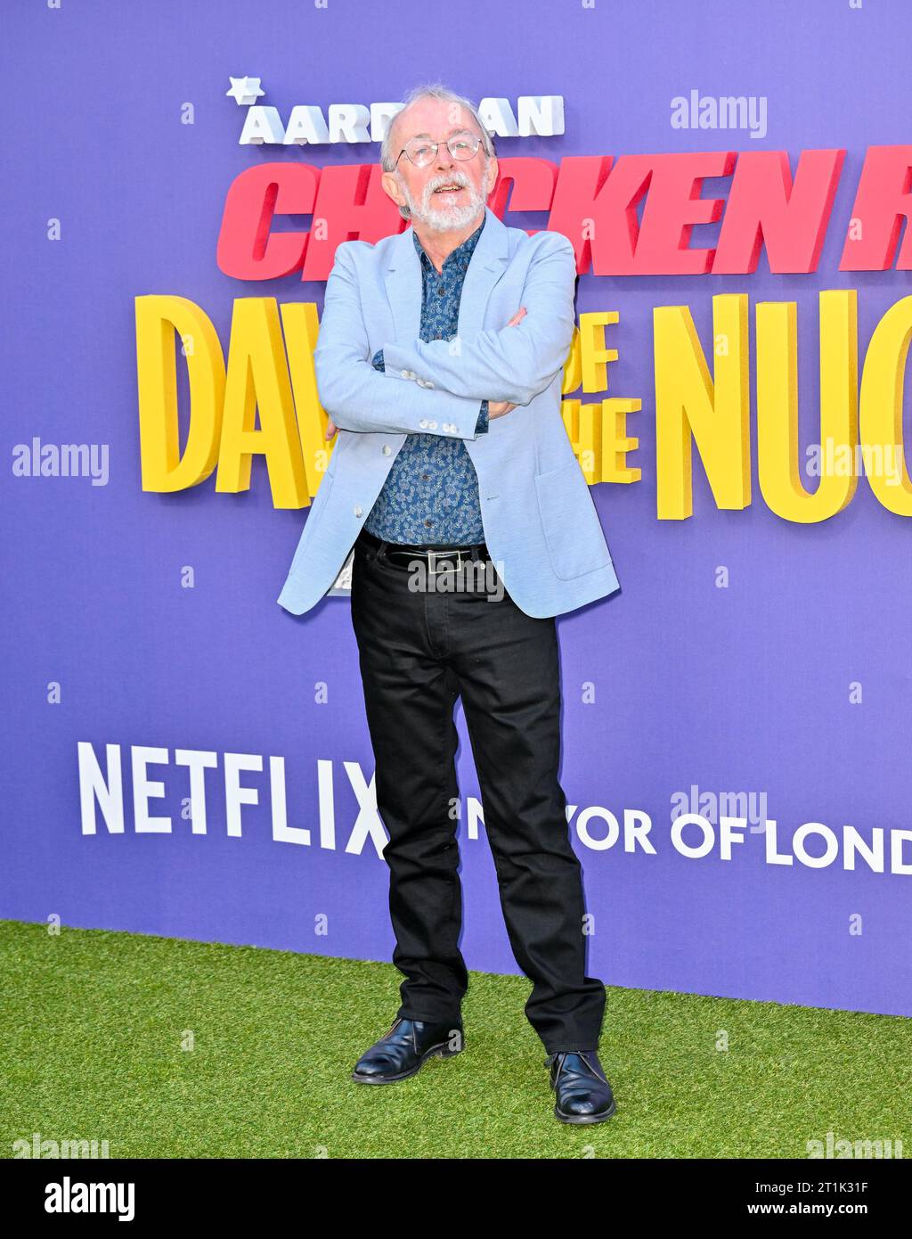 London, UK. 14th Oct, 2023. Peter Lord. Red (Green) carpet arrivals for ...