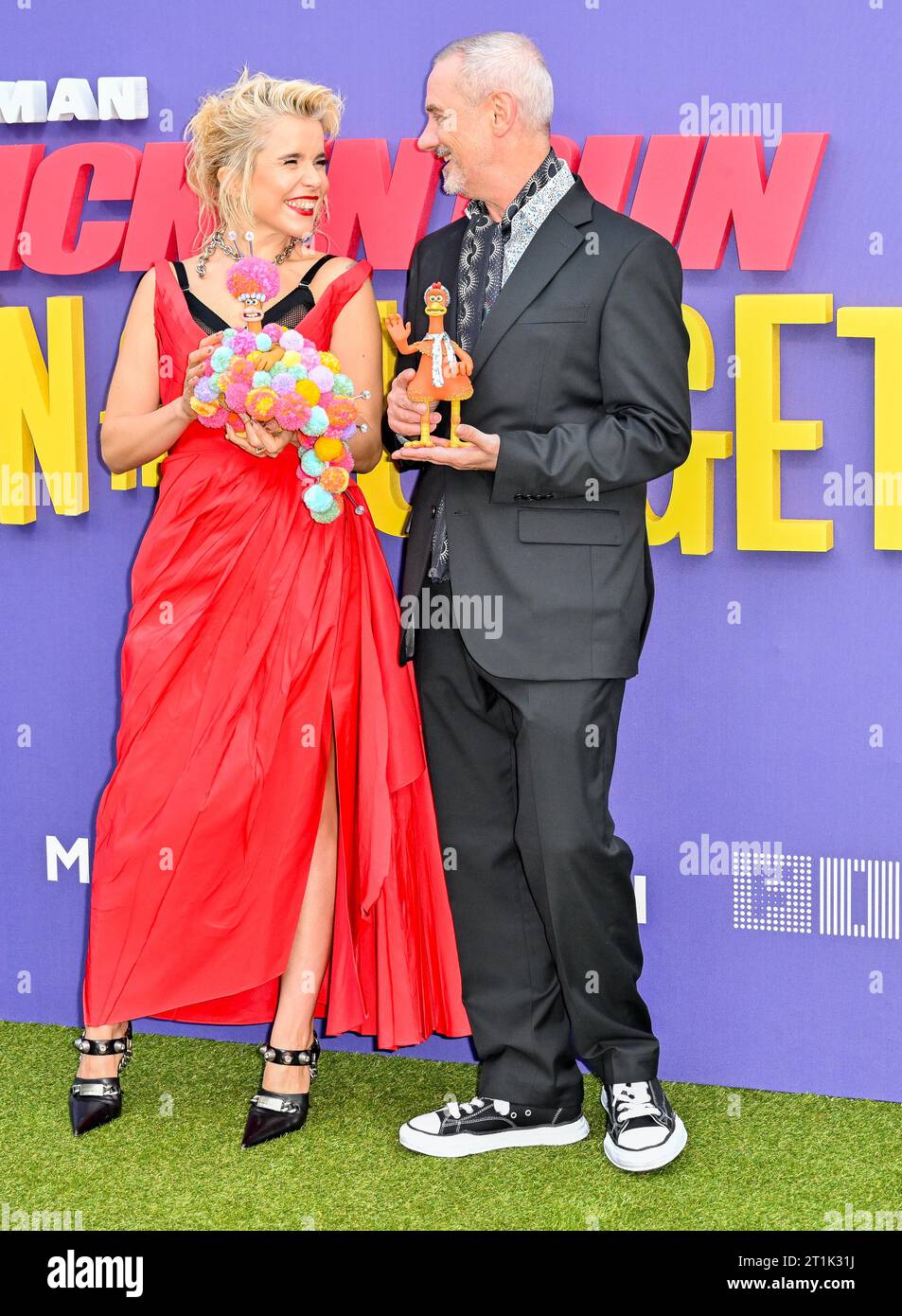 London, UK. 14th Oct, 2023. (L-R) Paloma Faith with Sam Fell. Red ...
