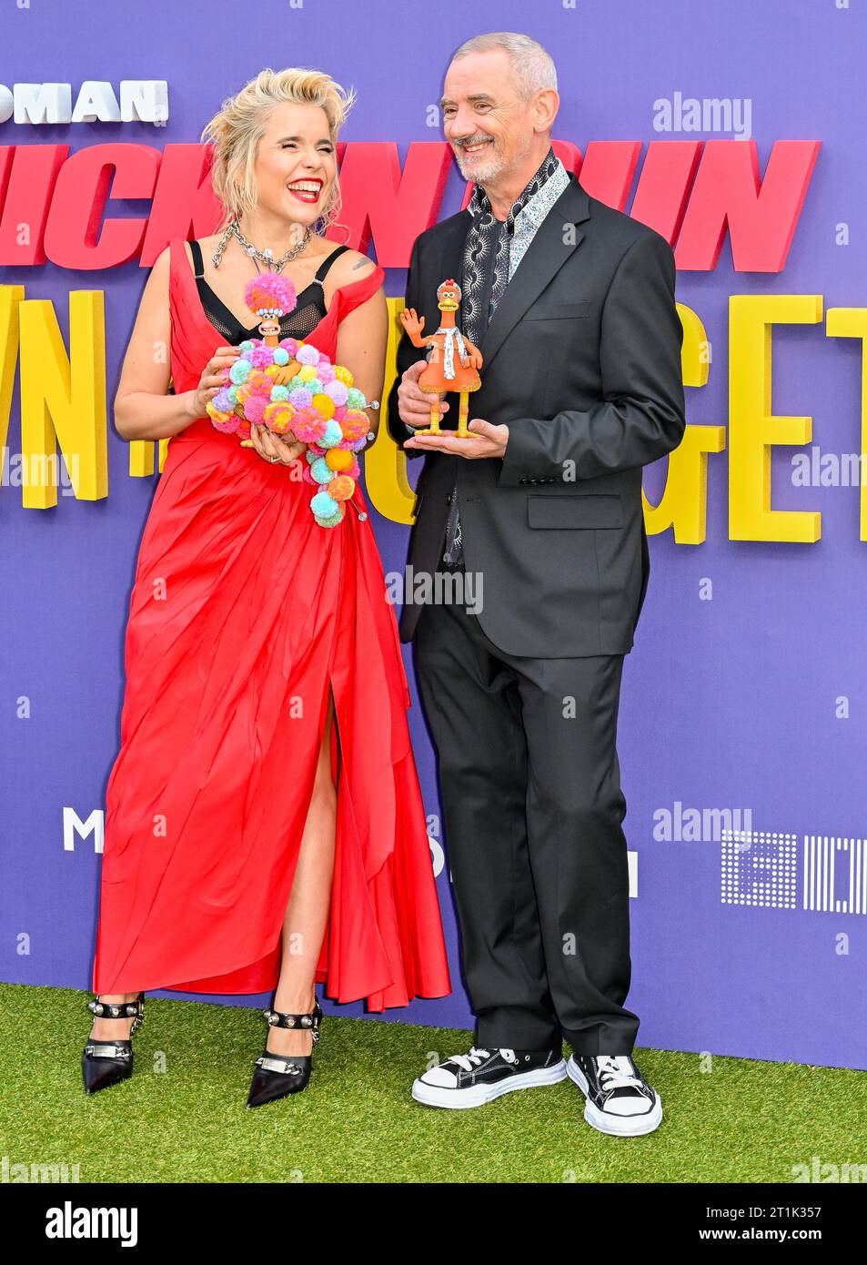 London, UK. 14th Oct, 2023. (L-R) Paloma Faith with Sam Fell. Red ...