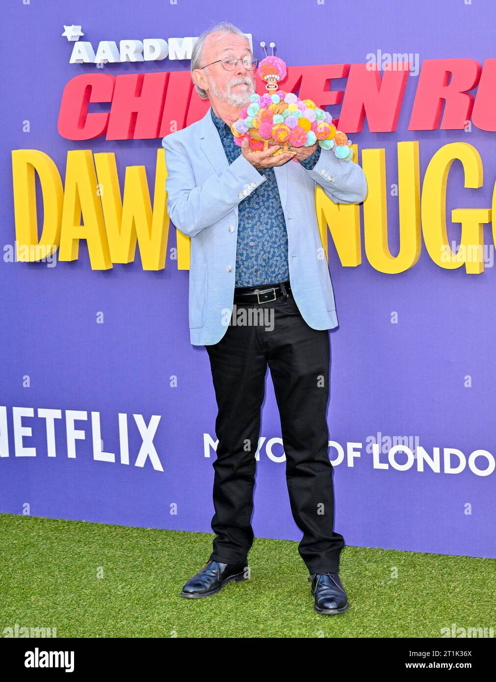 London, UK. 14th Oct, 2023. Peter Lord. Red (Green) carpet arrivals for ...
