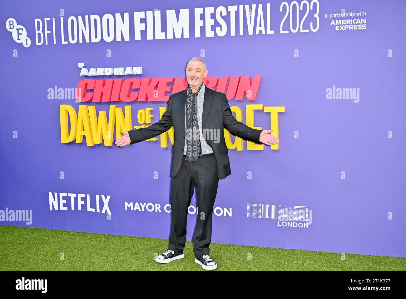 London, UK. 14th Oct, 2023. Sam Fell. Red (Green) carpet arrivals for ...