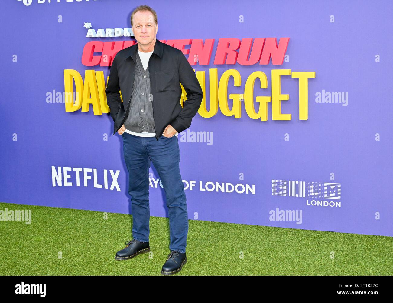 London, UK. 14th Oct, 2023. Karey Kirkpatrick. Red (Green) carpet ...
