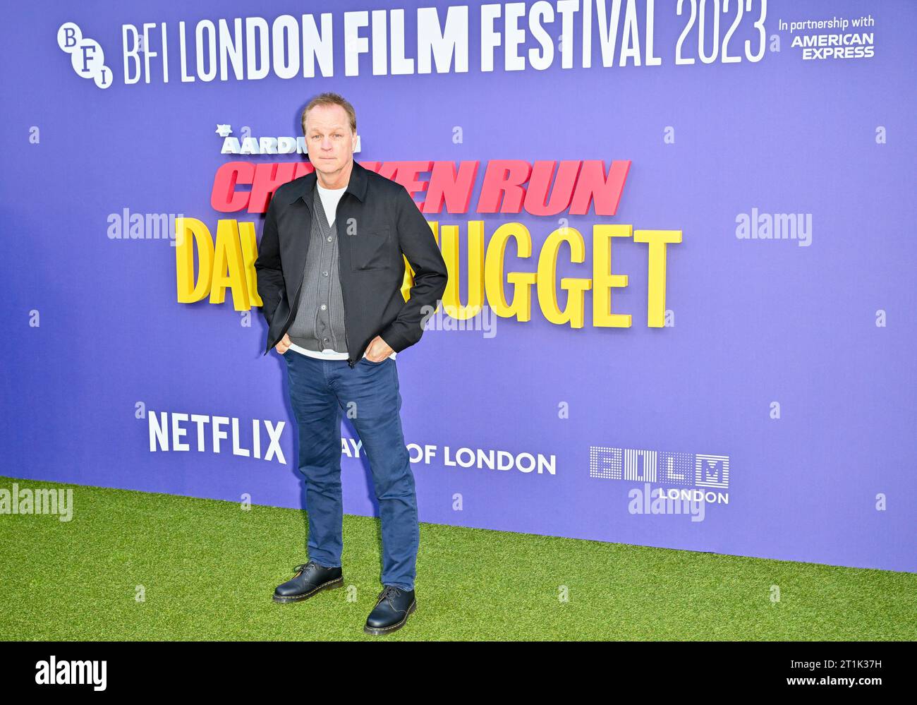 London, UK. 14th Oct, 2023. Karey Kirkpatrick. Red (Green) carpet ...