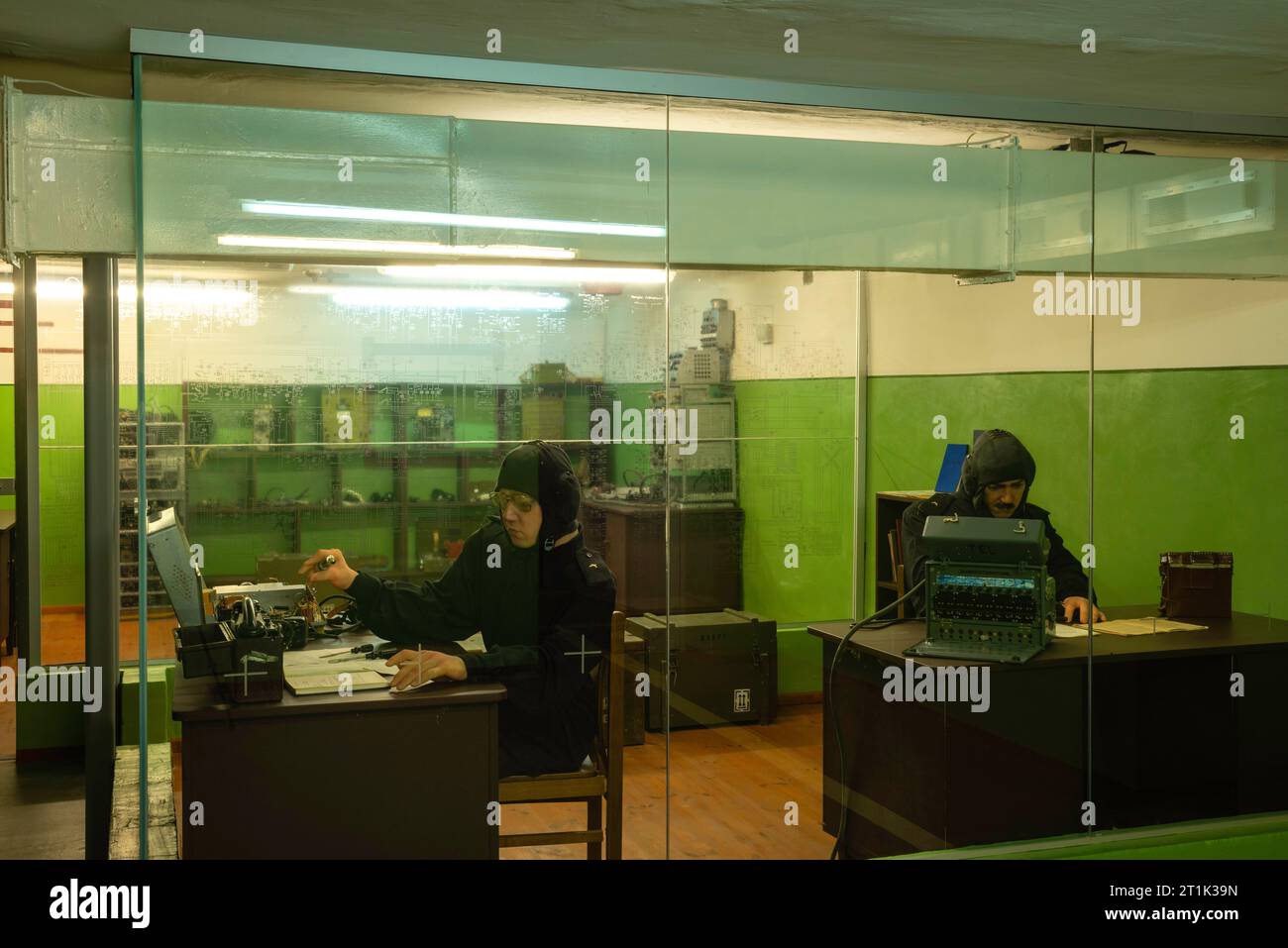 Tourists explore Šaltojo Karo Muziejus (Cold War Museum), Žemaitijos ...
