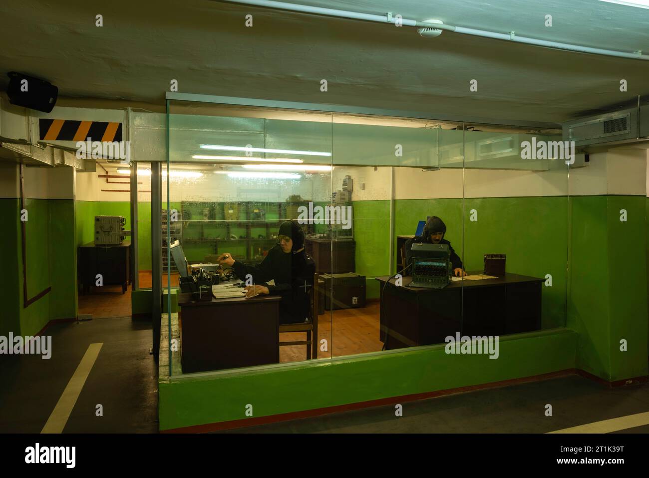 Tourists explore Šaltojo Karo Muziejus (Cold War Museum), Žemaitijos ...