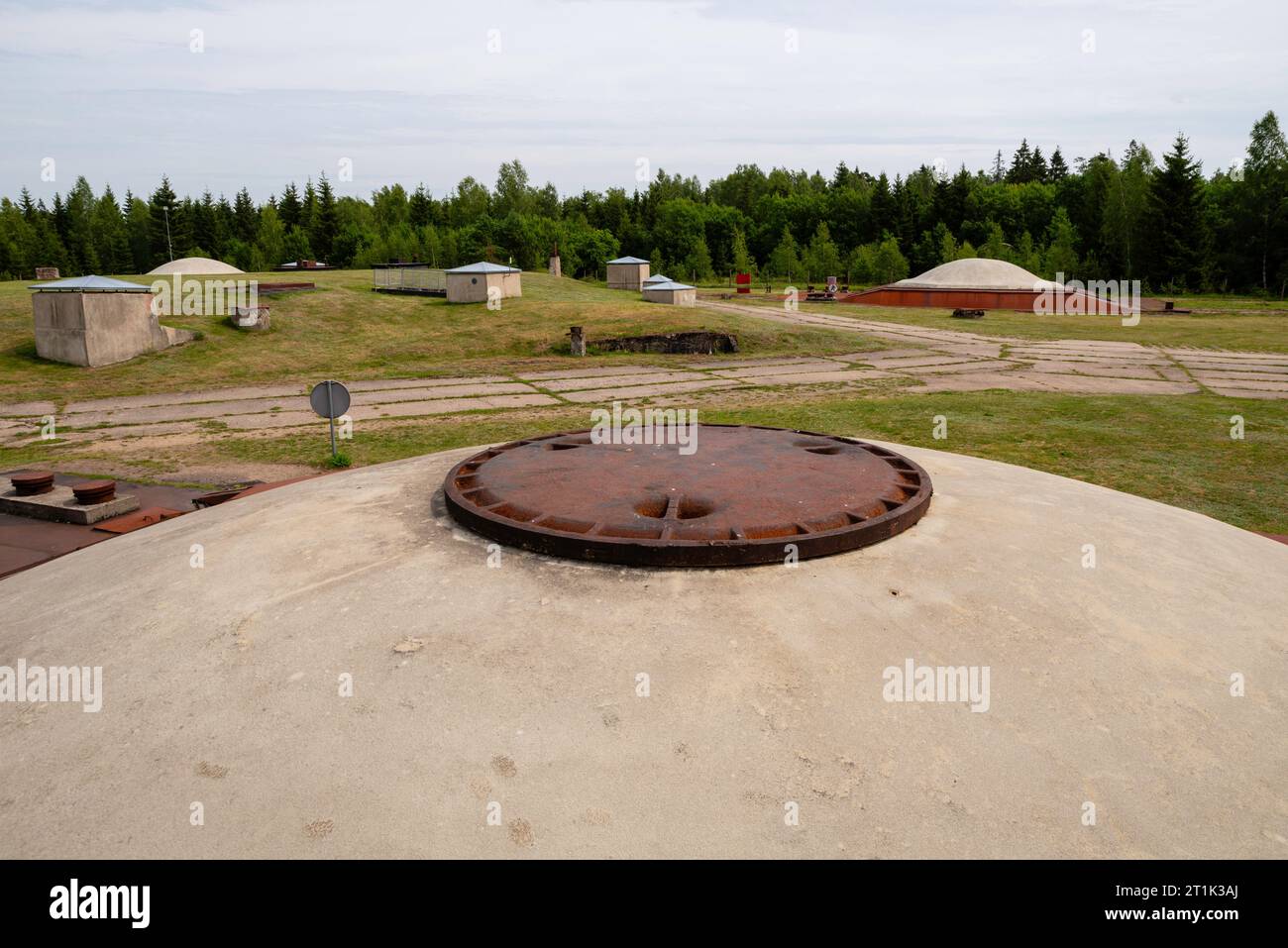 Tourists explore Šaltojo Karo Muziejus (Cold War Museum), Žemaitijos ...