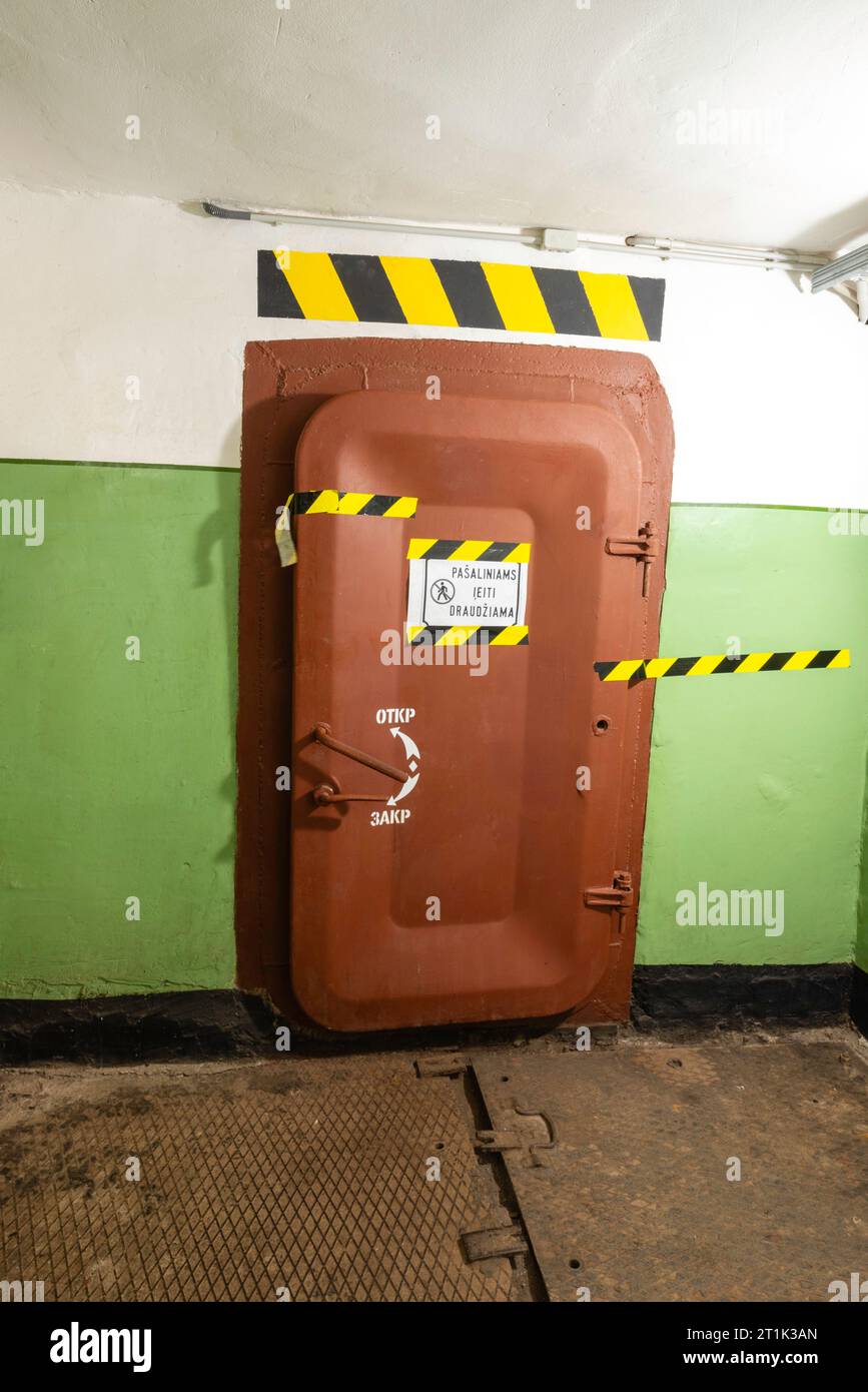 Tourists explore Šaltojo Karo Muziejus (Cold War Museum), Žemaitijos ...