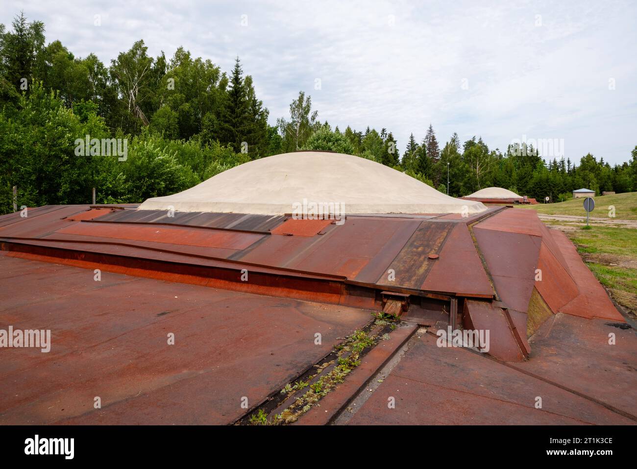 Tourists explore Šaltojo Karo Muziejus (Cold War Museum), Žemaitijos ...