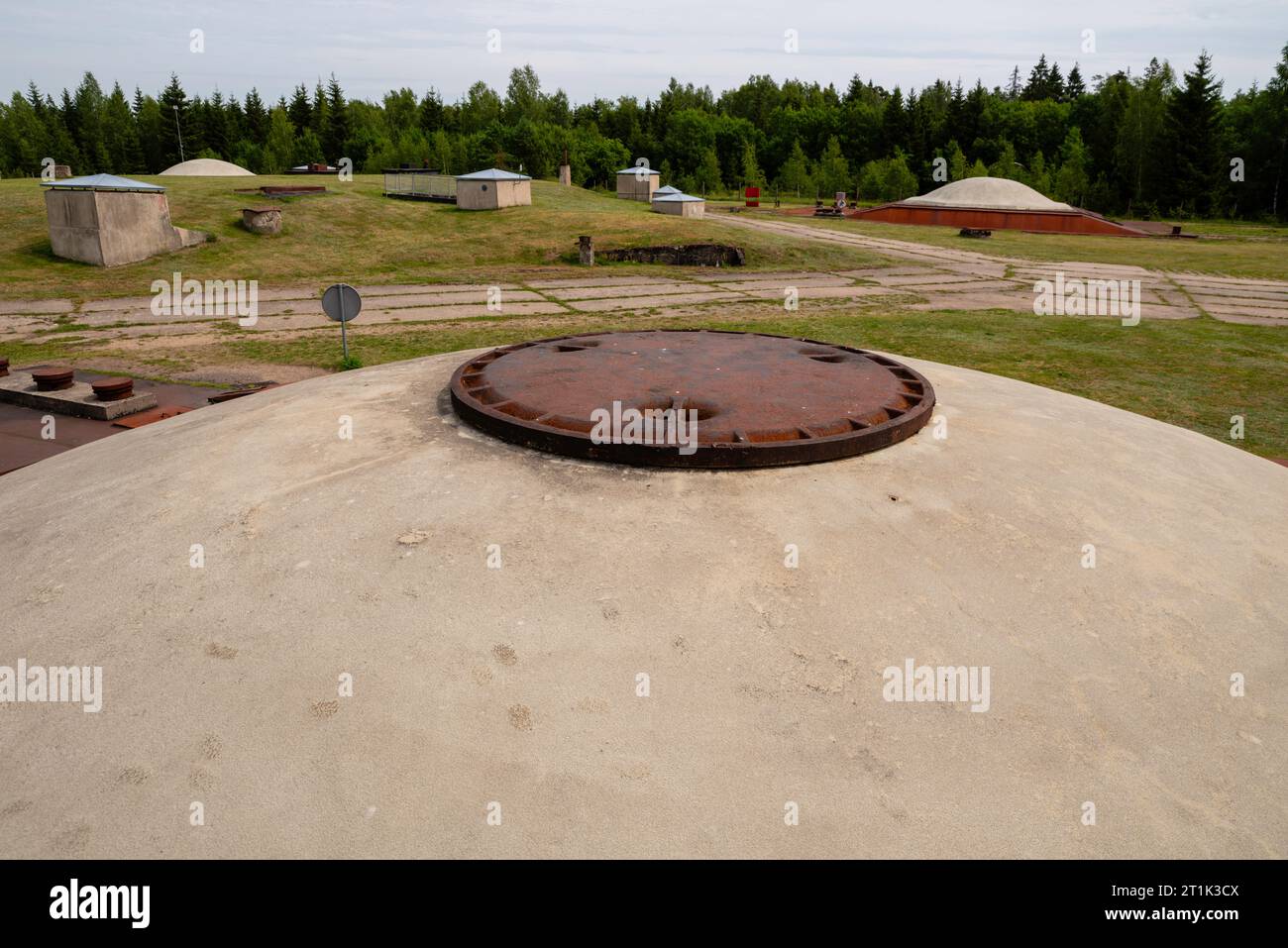 Tourists explore Šaltojo Karo Muziejus (Cold War Museum), Žemaitijos ...