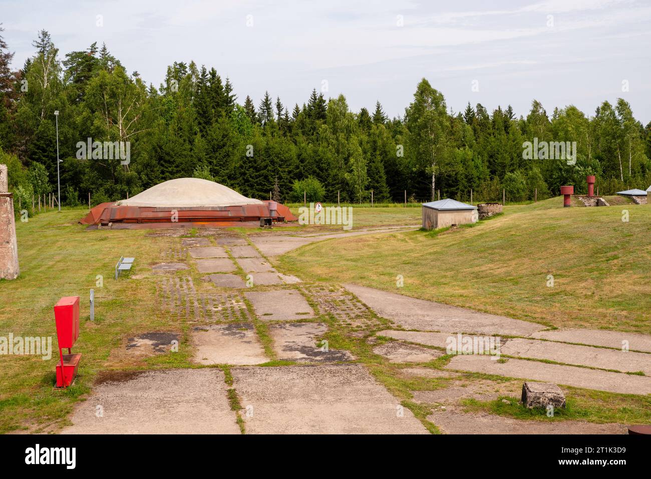 Tourists explore Šaltojo Karo Muziejus (Cold War Museum), Žemaitijos ...