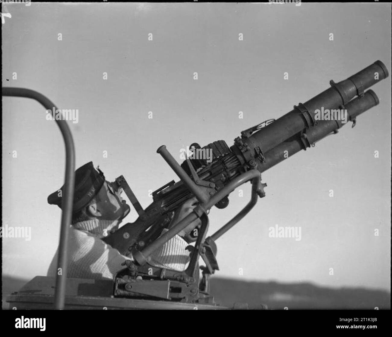 The Royal Navy during the Second World War The machine gunner of Motor ...