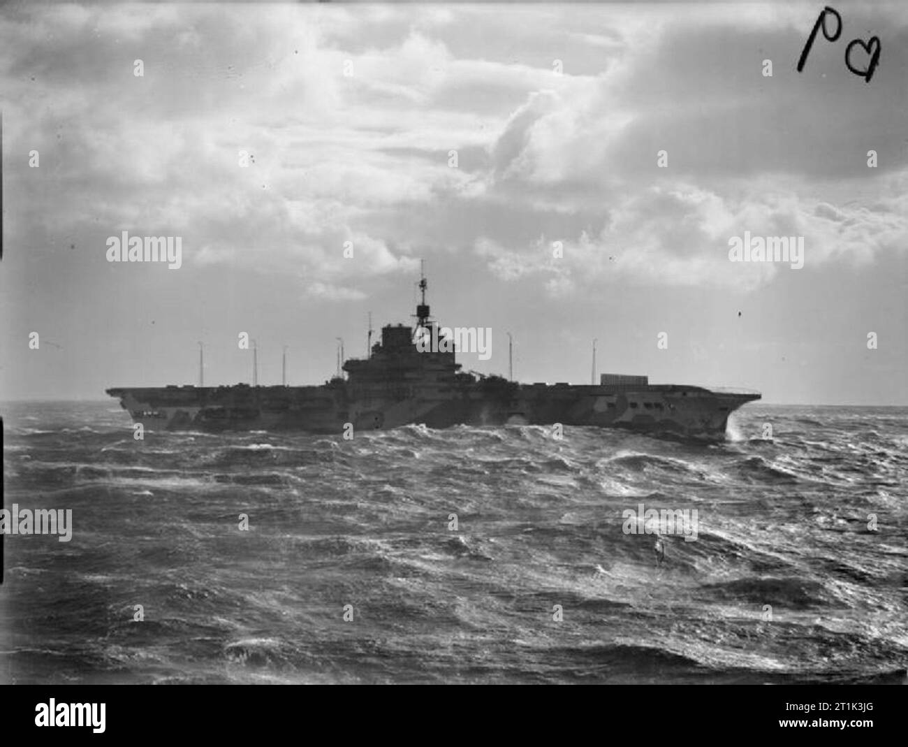 The Royal Navy during the Second World War HMS INDOMITABLE in the ...