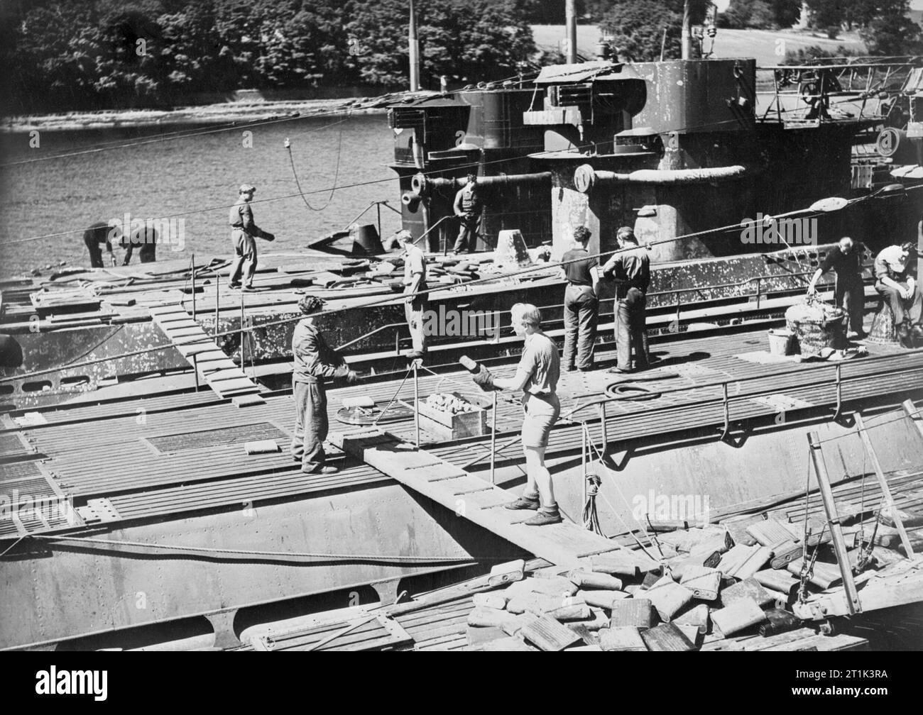 German U-boats Surrender at Lisahally, Near Londonderry, Northern ...