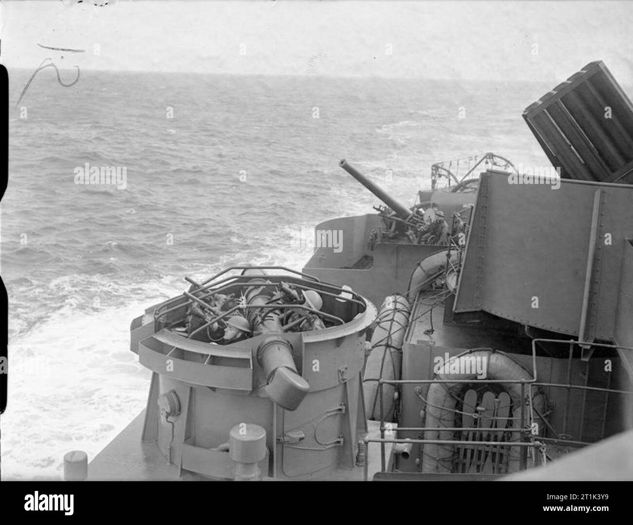 The Royal Navy during the Second World War On board the monitor HMS ...