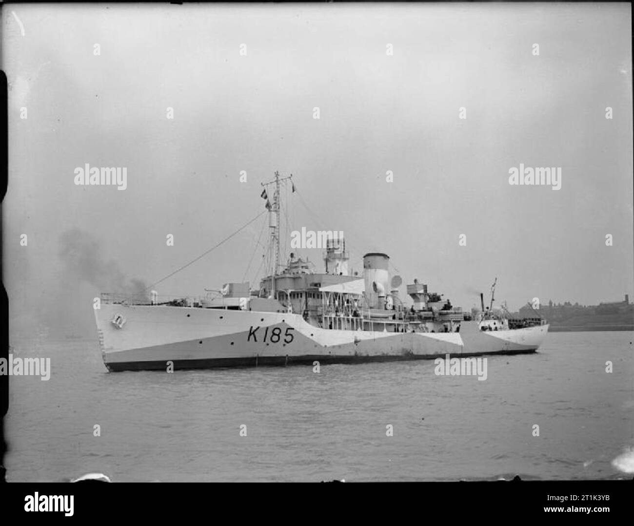The Royal Navy during the Second World War HMS ALISMA off Liverpool ...