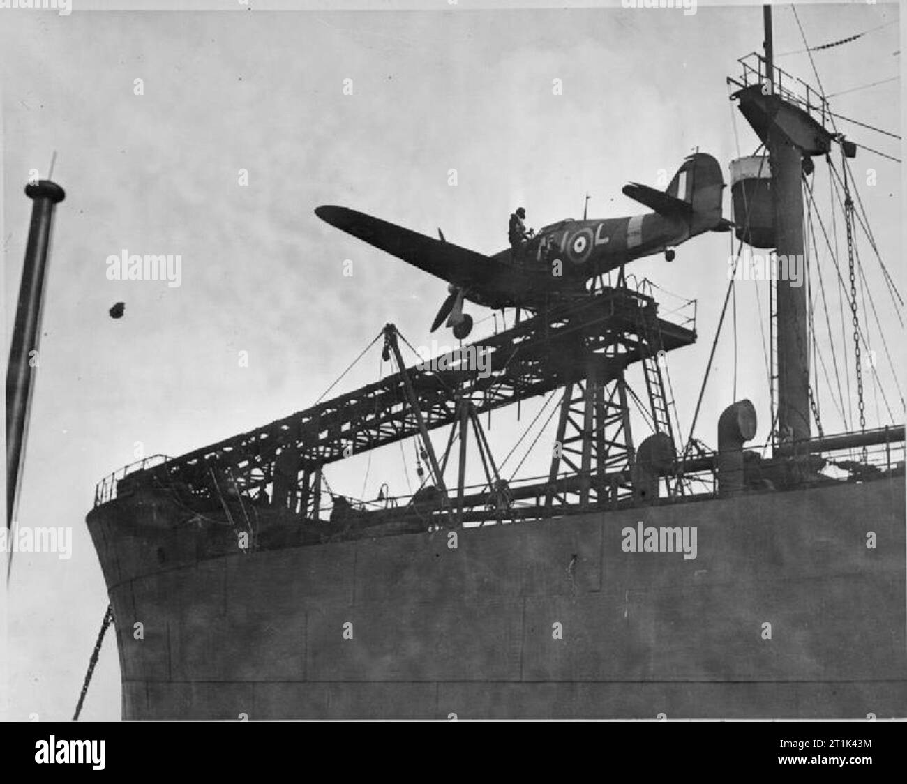 The Royal Navy during the Second World War The pilot of a Hawker Sea ...