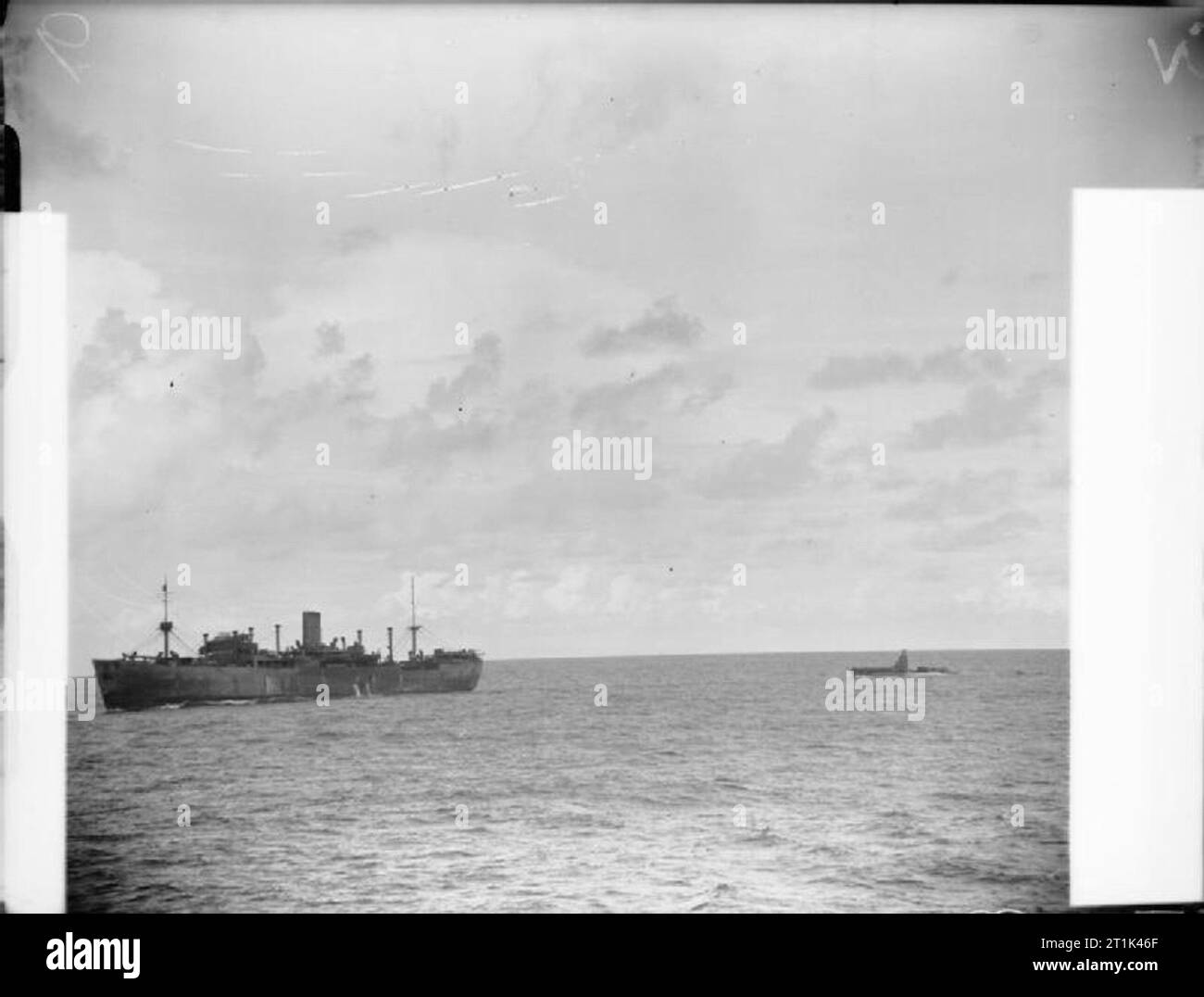 The Royal Navy during the Second World War The damaged submarine HMSM ...