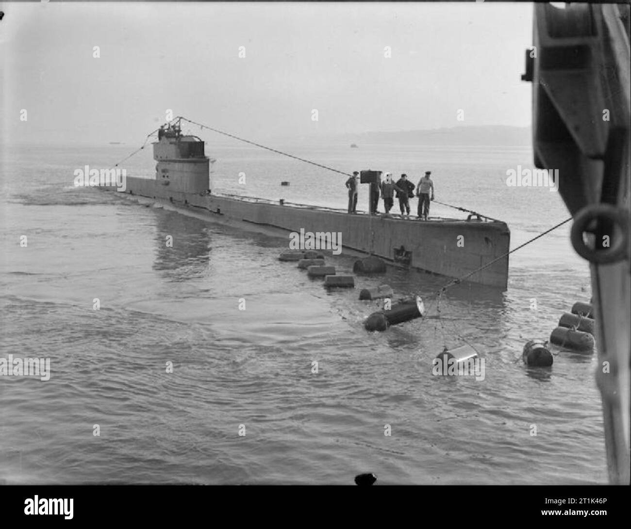 The Royal Navy during the Second World War HM Submarine L26 seen with ...