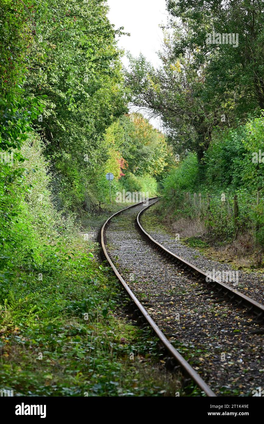 Around the UK - Ribble Steam Railway lines near to the dock area in ...