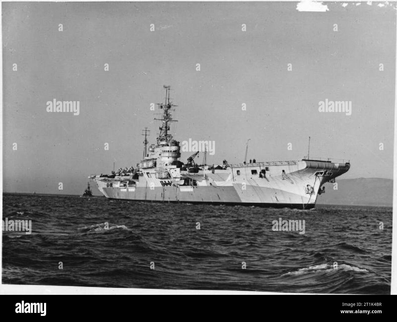 The Royal Navy during the Second World War HMS GLORY, underway coastal ...