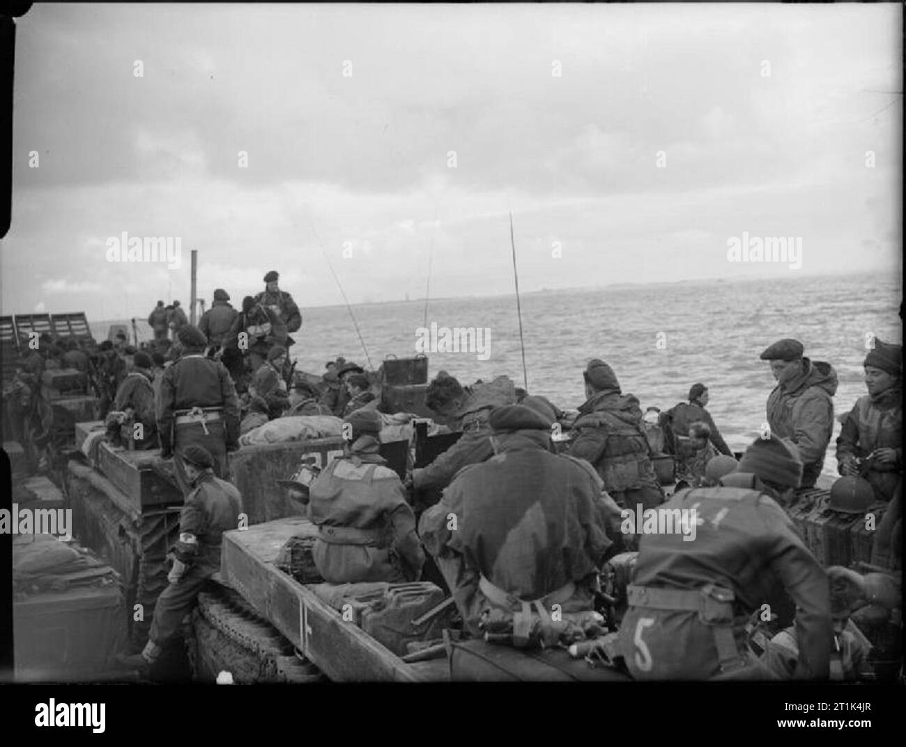 The Royal Navy during the Second World War. Royal Marine Commandos in ...