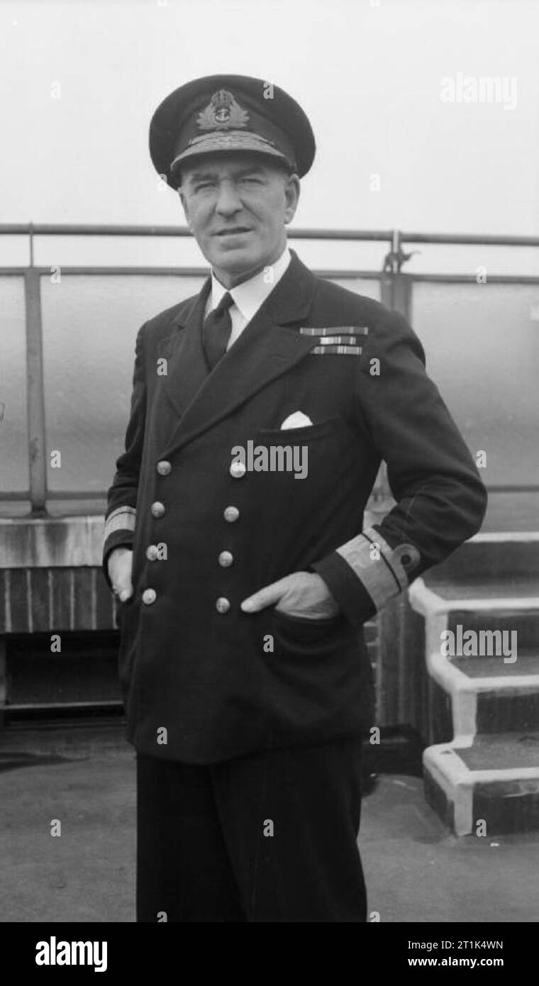 The Royal Navy during the Second World War- Personalities Half length ...