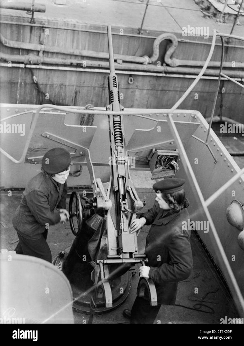Womens Royal Naval Service during the Second World War Two members of ...