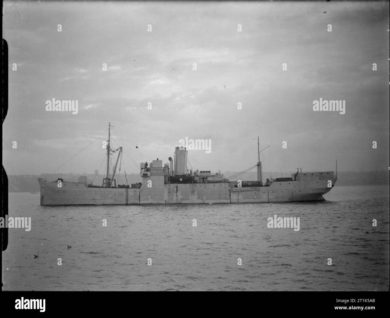 HMS Fidelity Stationary, coastal waters Stock Photo - Alamy