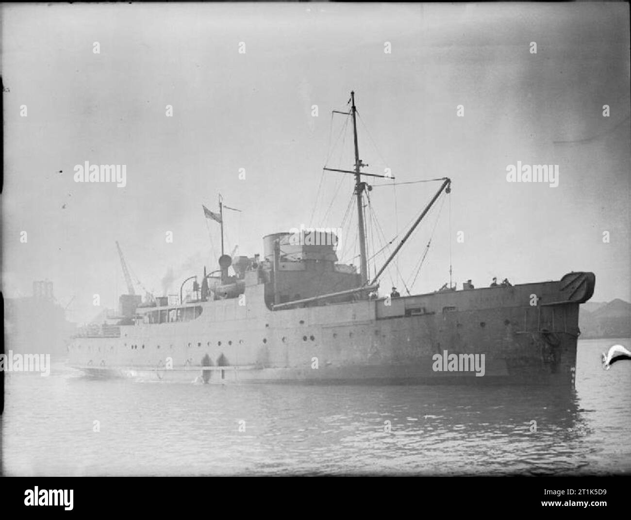 The Royal Navy during the Second World War HMS LOCH NEVIS in Liverpool ...