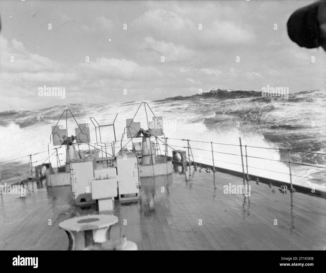HMS Mauritius, a Fiji Class Cruiser at Sea. August 1942. HMS MAURITIUS ...