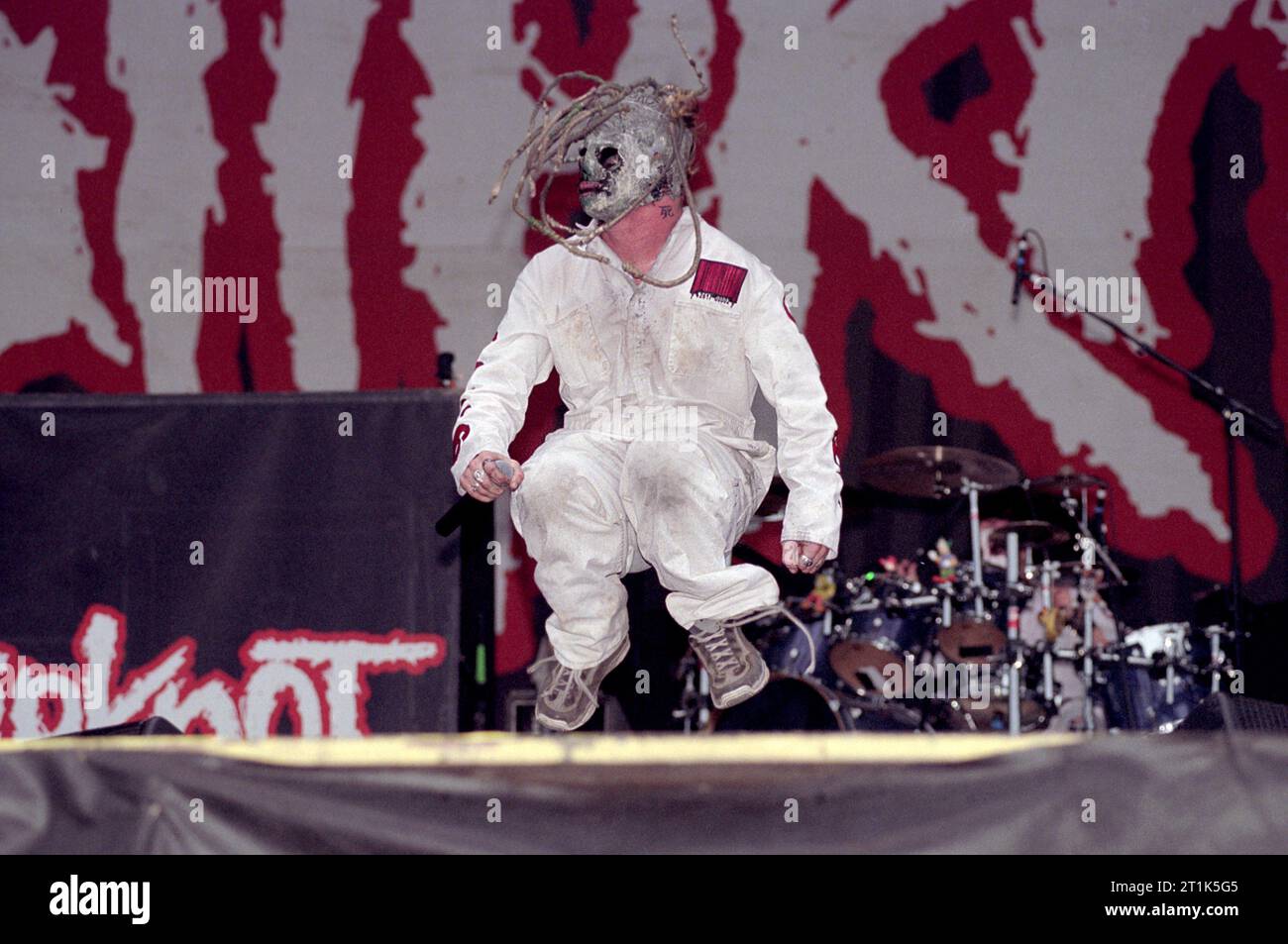 Monza Italy 2000-06-11: Corey Taylor singer of the Slipknot group ...