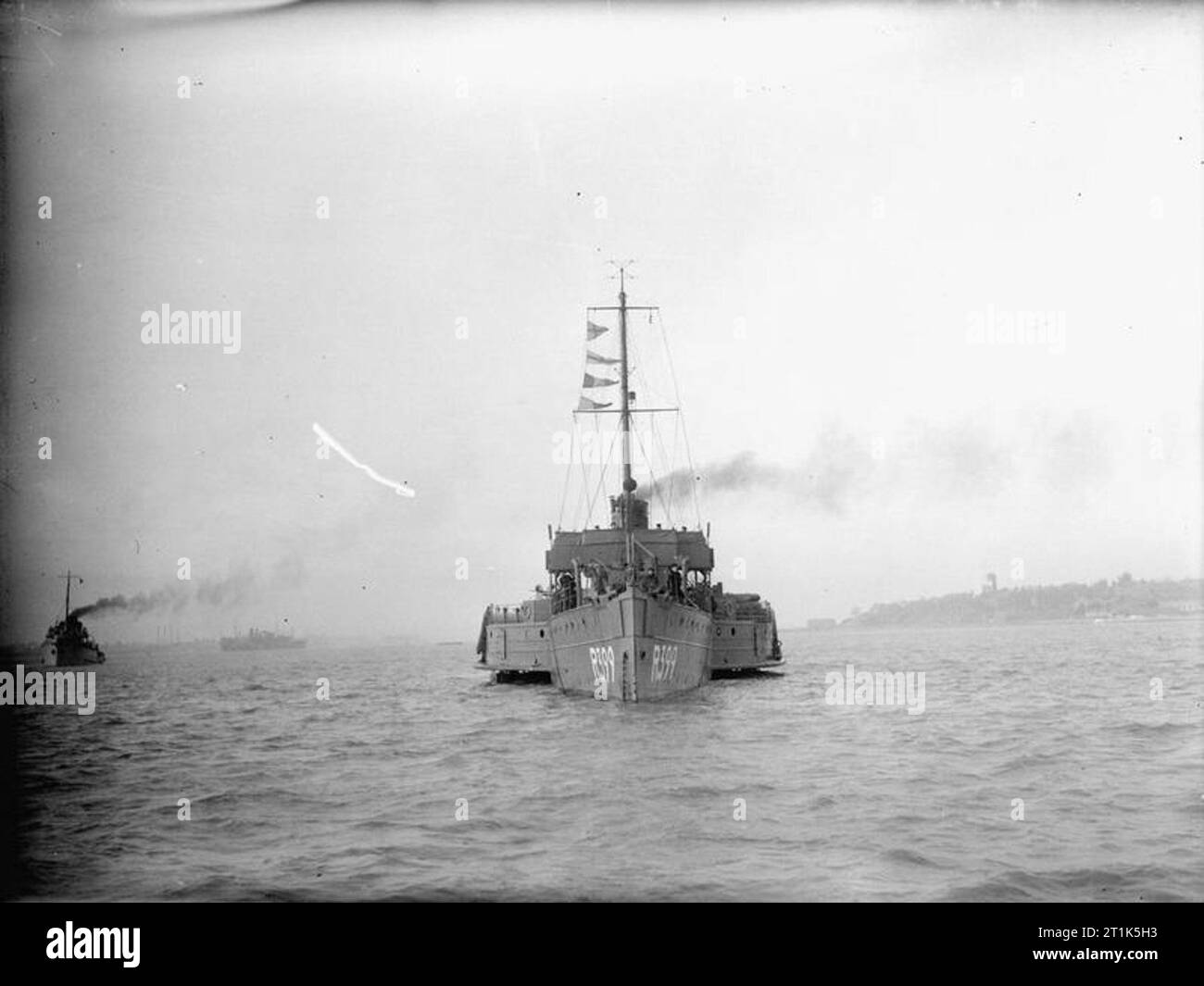 HMS Queen Empress. Paddle Minesweeper. 21 December 1942, the Naval Base ...