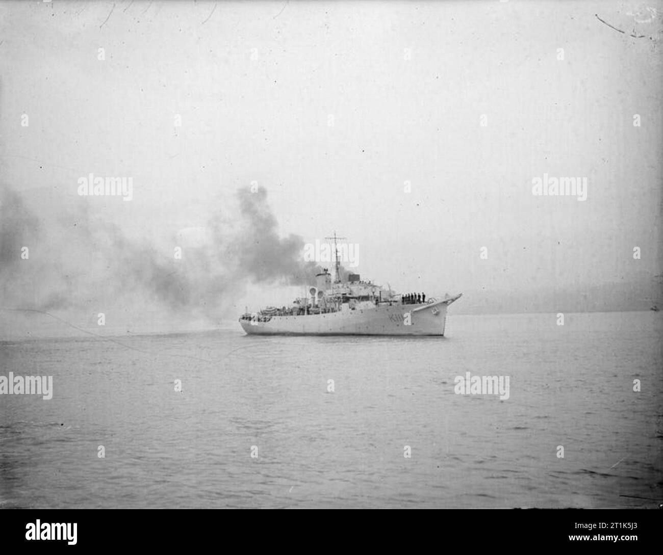 HMS Pennywort, Flower Class Corvette. 16 January 1943, London River ...