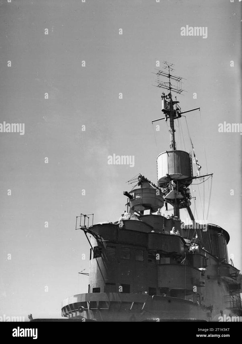 HMS Valiant during a Practice Shoot. 22 December 1942, in the Indian ...
