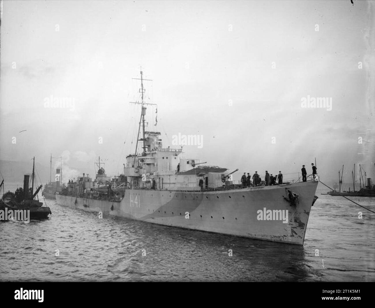 HMS Redoubt. 14 December 1942, Greenock. HMS REDOUBT, Rotheram class ...