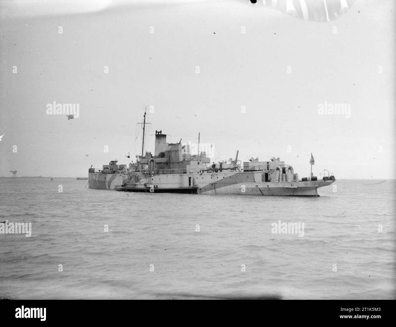 HMS Thames Queen, Paddle Minesweeper. 14 January 1943, Harwich Naval ...