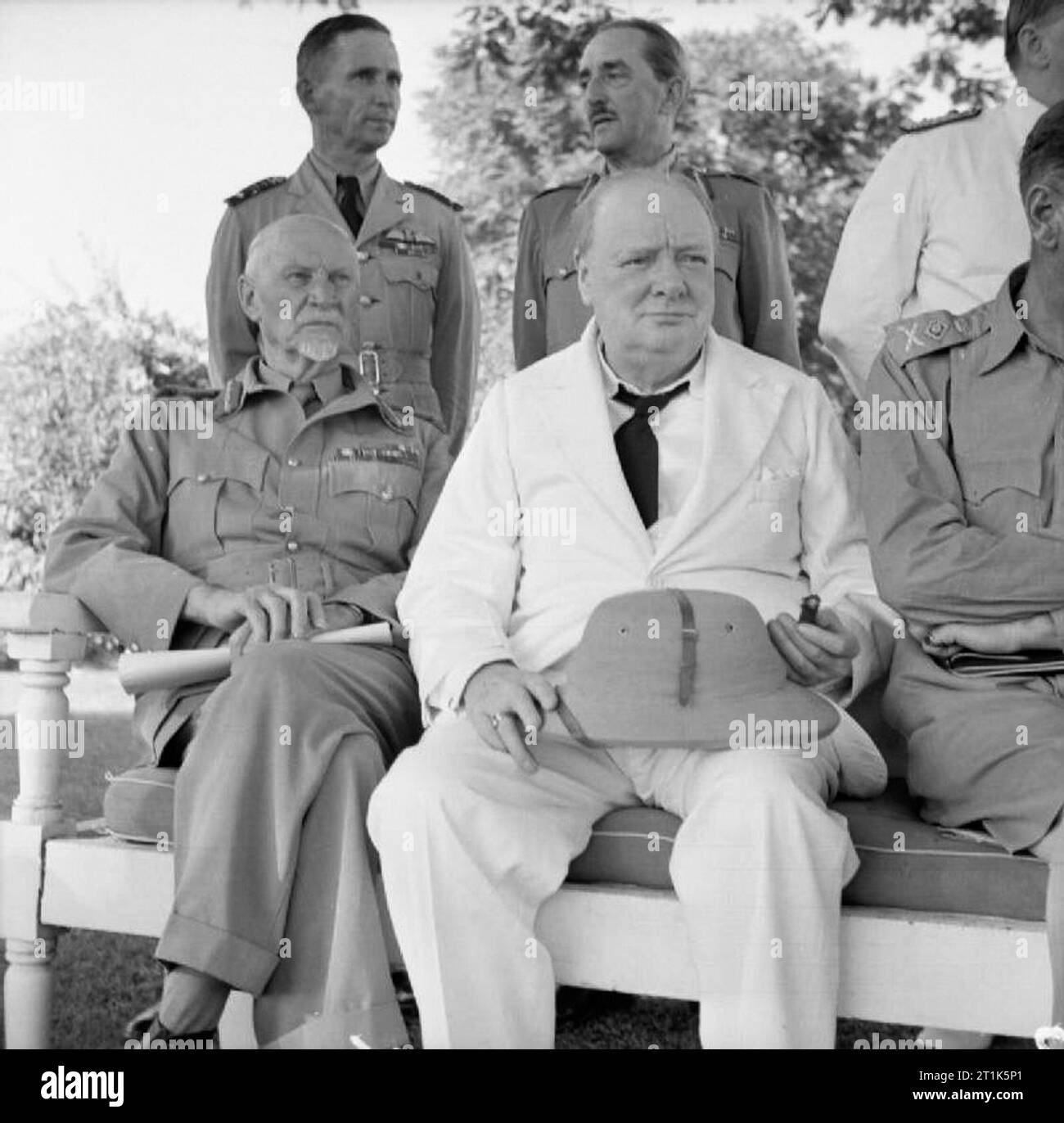 The British Army in North Africa 1942 Winston Churchill with Field ...