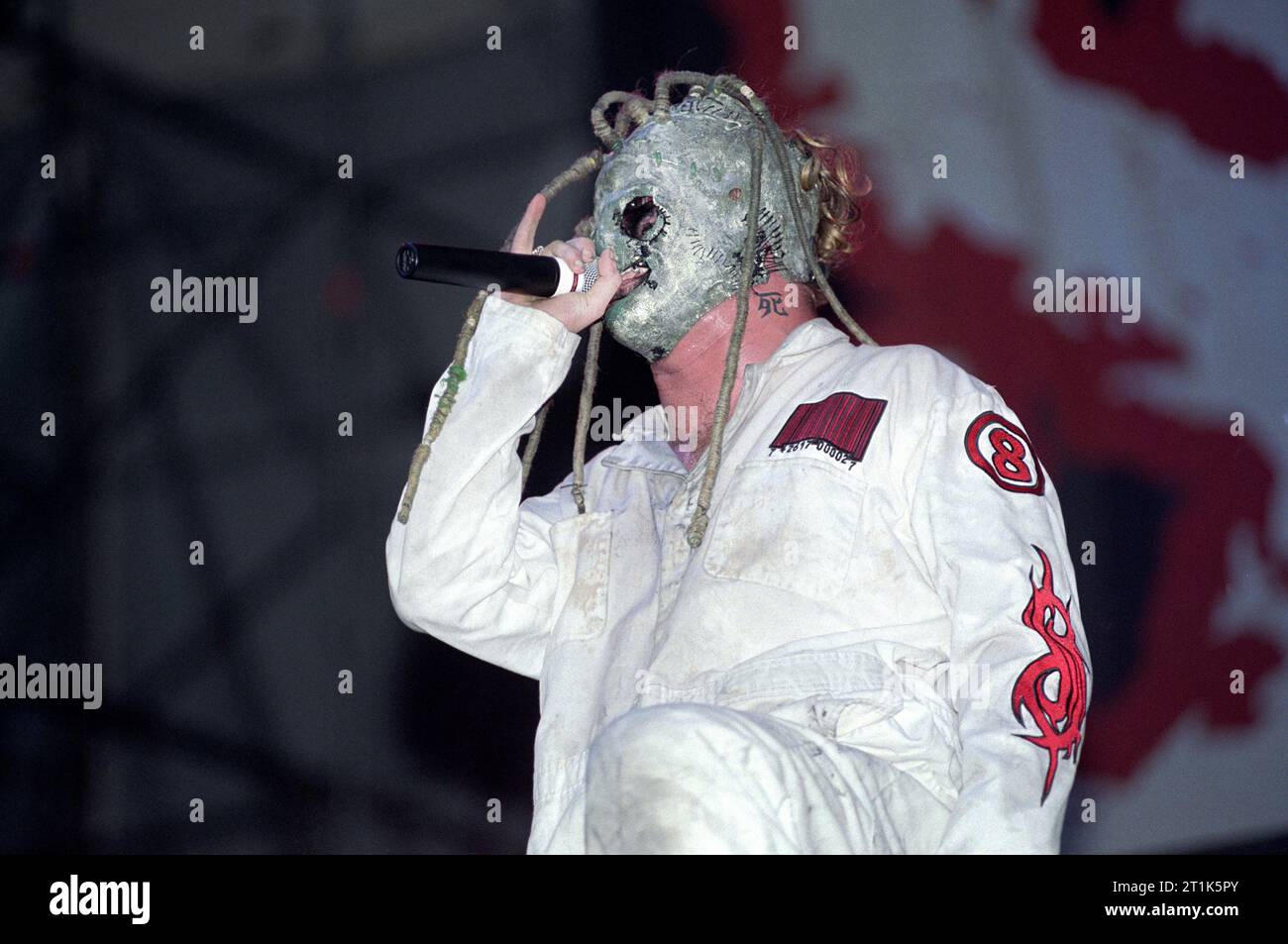 Monza Italy 2000-06-11: Corey Taylor singer of the Slipknot group ...