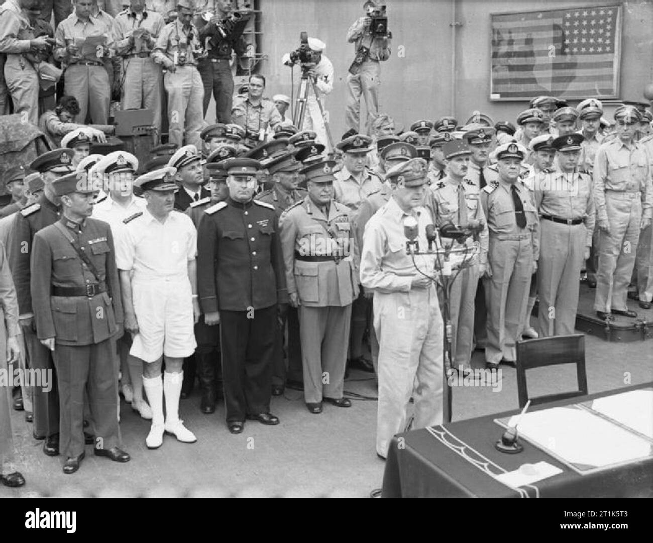 Japanese Surrender at Tokyo Bay, 2 September 1945 General of the Army ...
