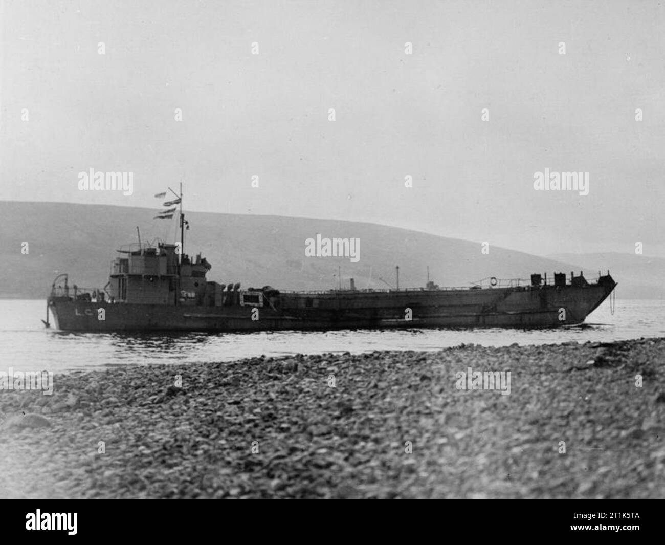 Landing Craft Types. Inveraray, Scotland, October 1942. LCT (2 Stock ...