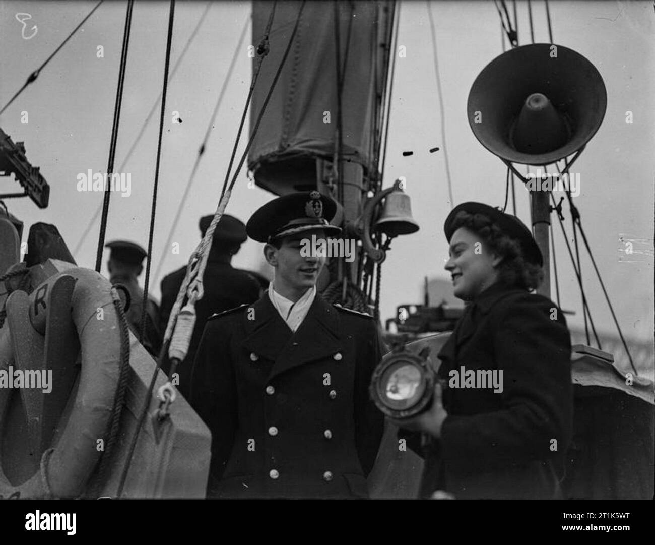 King Peter of Yugoslavia Visits the Clyde. 25 January 1943, Greenock ...