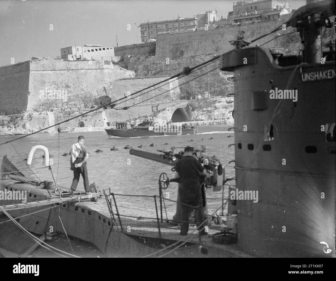 Malta-based Torpedo Craft Attack Italian Shipping. 4 April 1943, Malta ...