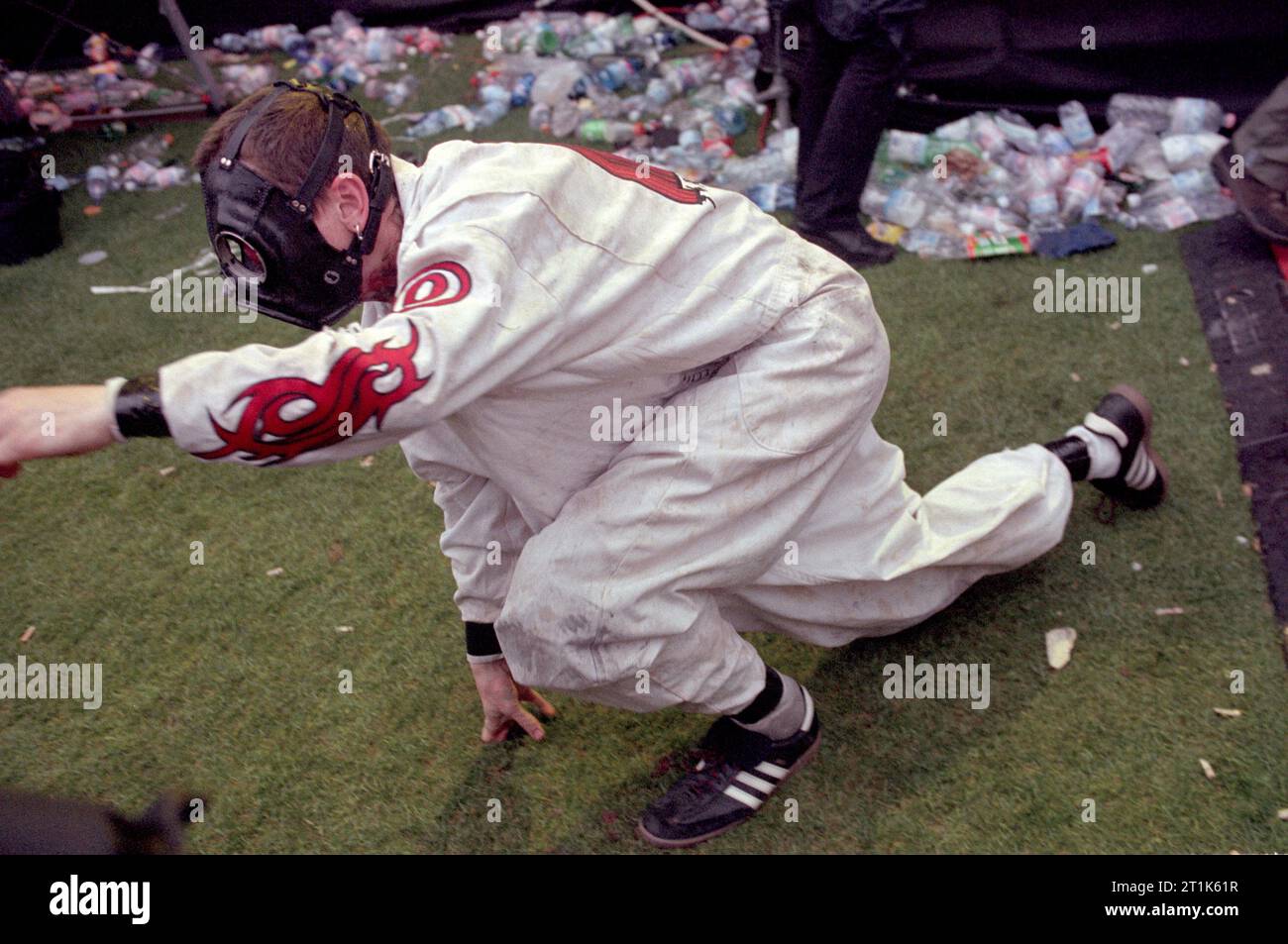 Monza Italy 2000-06-11: Sid Wilson disc jockey of the Slipknot group ...