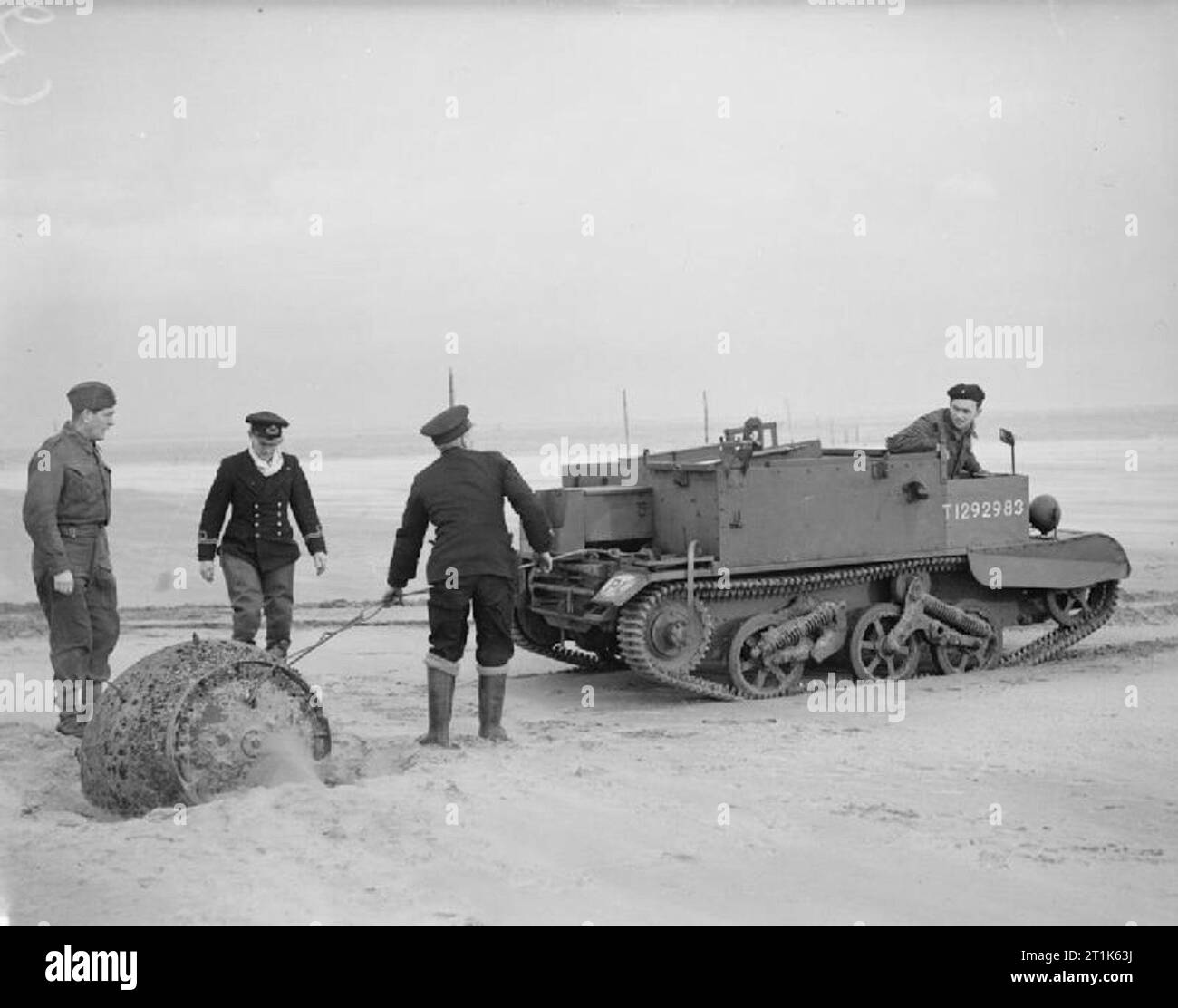 Naval Mine Recovery and Disposal Squad at Work, Tayport Members of the ...