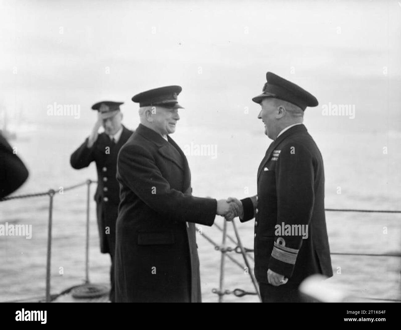 Mr a V Alexander, First Lord of the Admiralty on a Three Day Visit To ...