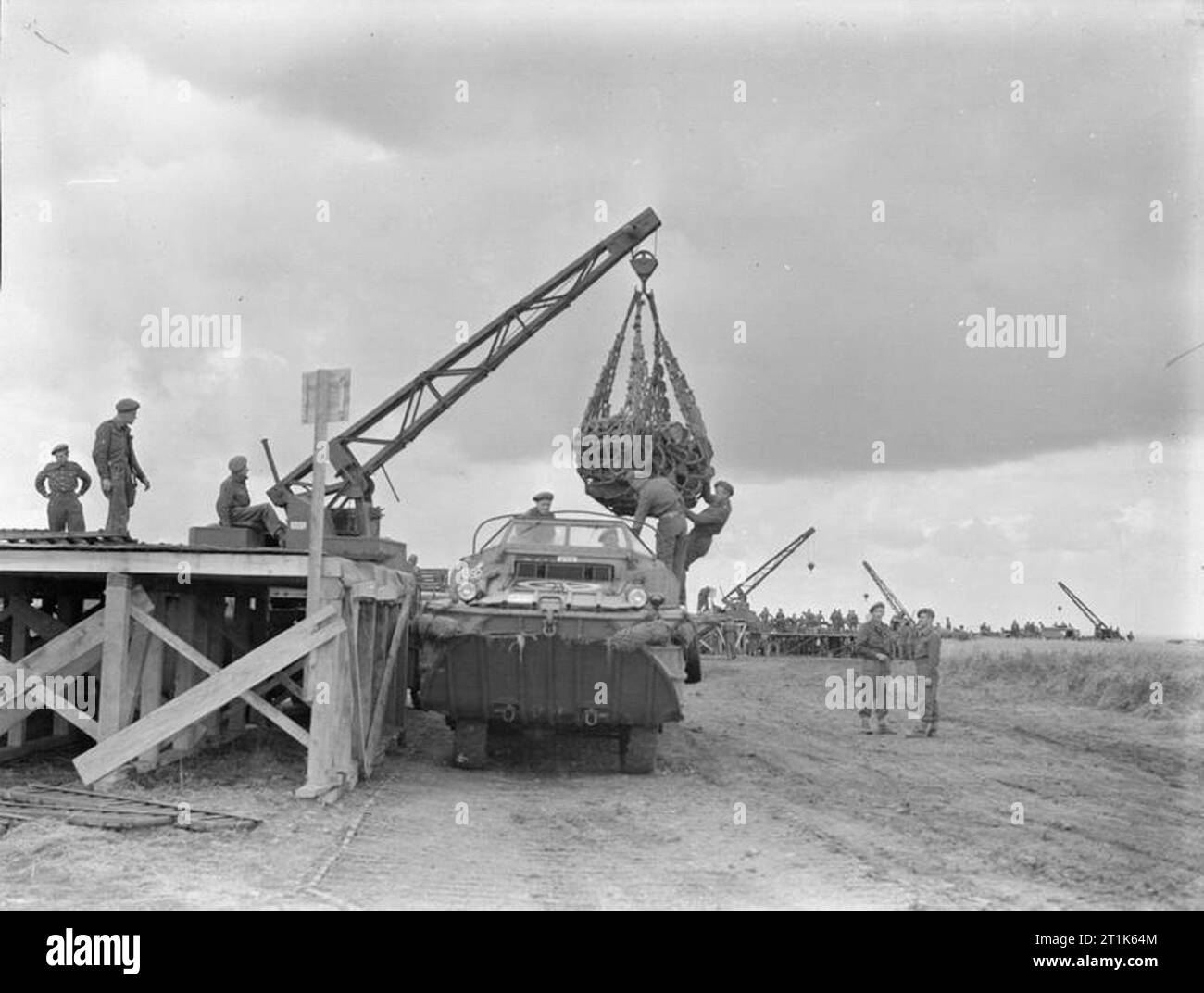 Mulberry Operations. 25 To 28 June 1944, at Arromanches and Port En ...